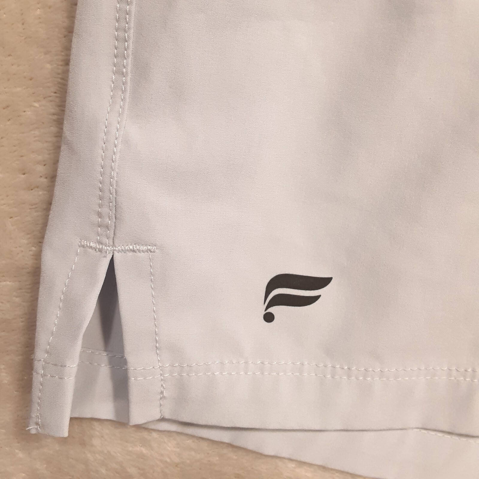 Fabletics Mens Running Shorts Sz.L/Gray/6" Inseam/Slash Pockets/Black ...