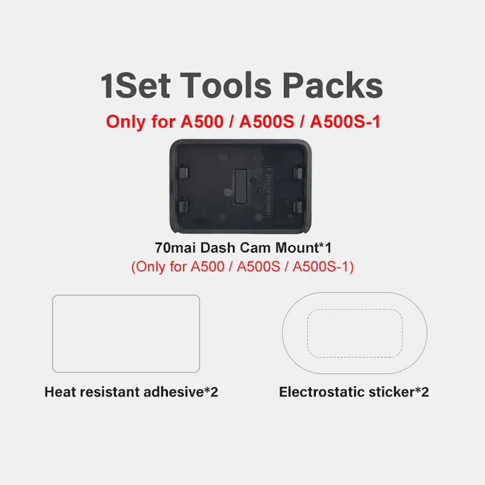 New Dash Cam Mount & Sticker for 70mai Car DVR Mount 70mai Dash Cam 4K ...