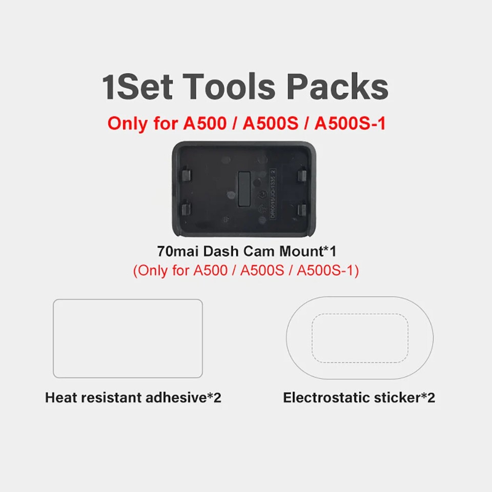 New Dash Cam Mount & Sticker for 70mai Car DVR Mount 70mai Dash Cam 4K ...