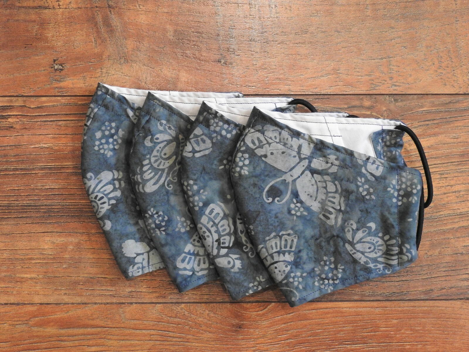 Olson Handmade Basik Face Cover Mask Nose Wire Cotton Filter Pocket ...