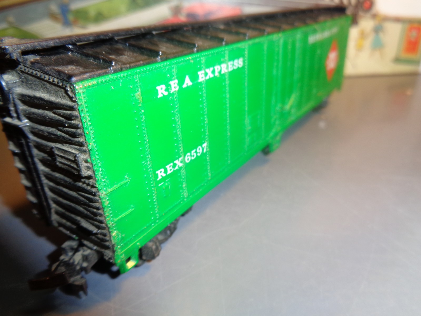MODEL POWER HO SCALE REA EXPRESS PLUG DOOR REEFER REX 6597 5-69-15 | eBay