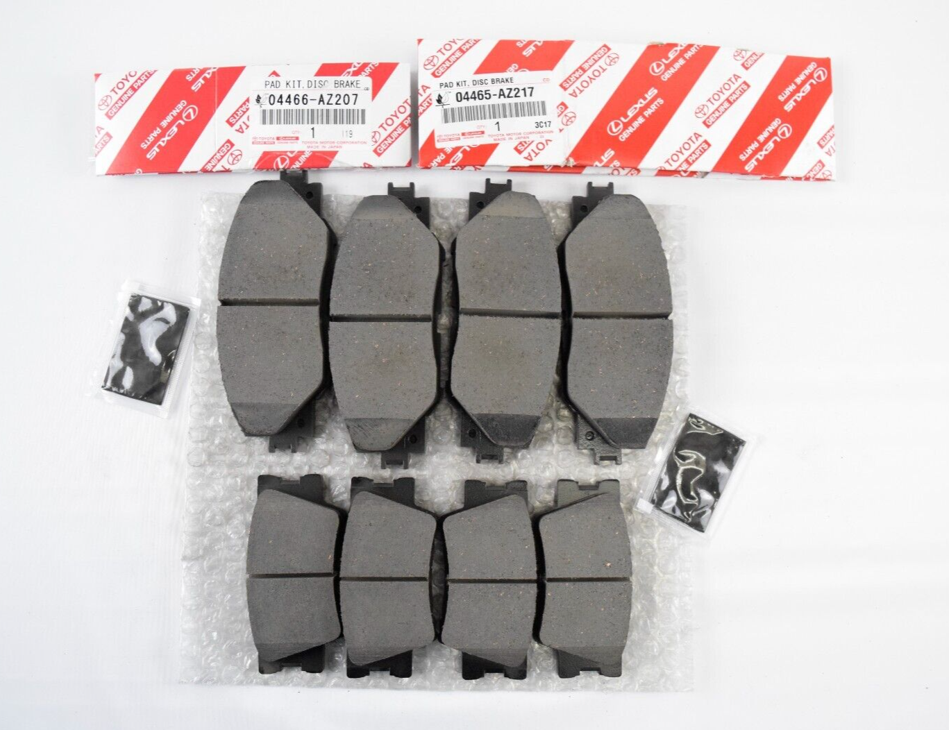 Genuine Factory Toyota Rav4 2006-2012 Front and Rear Brake Pad Sets | eBay