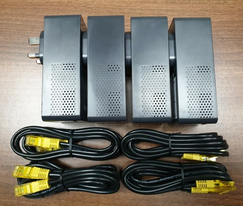 4 x D-Link TalkTalk DHP-P610AV Powerline Adapters Homeplugs 1000AV ...