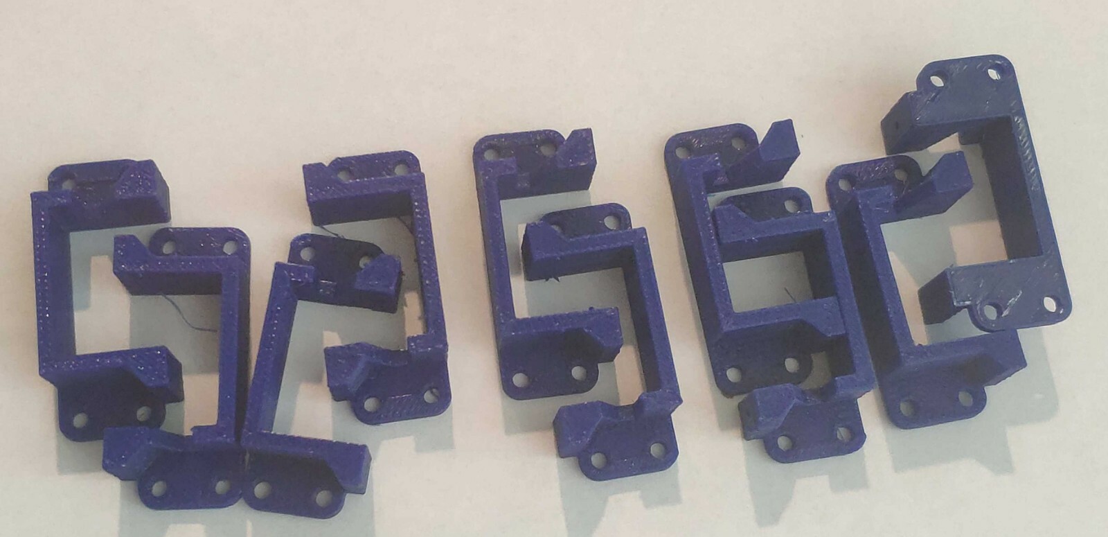 10 pcs x mini / small Servo Mount bracket SG90 PETG stand Horizontal w ...
