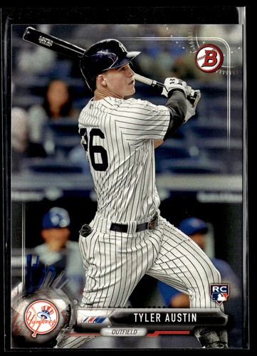Tyler Austin 2017 Bowman #86 Rookie RC Baseball Card | eBay