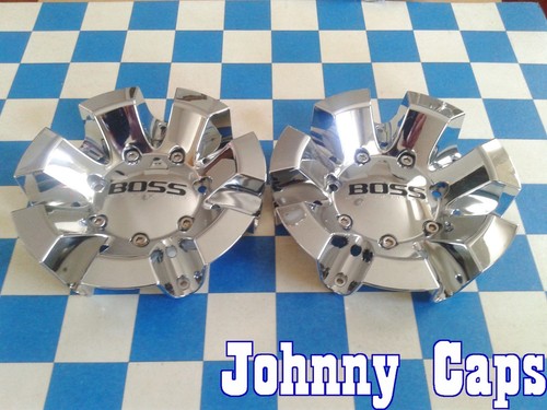 BOSS Wheels [60, 61] CHROME Center Caps # 3238 Custom Wheel Center Caps ...