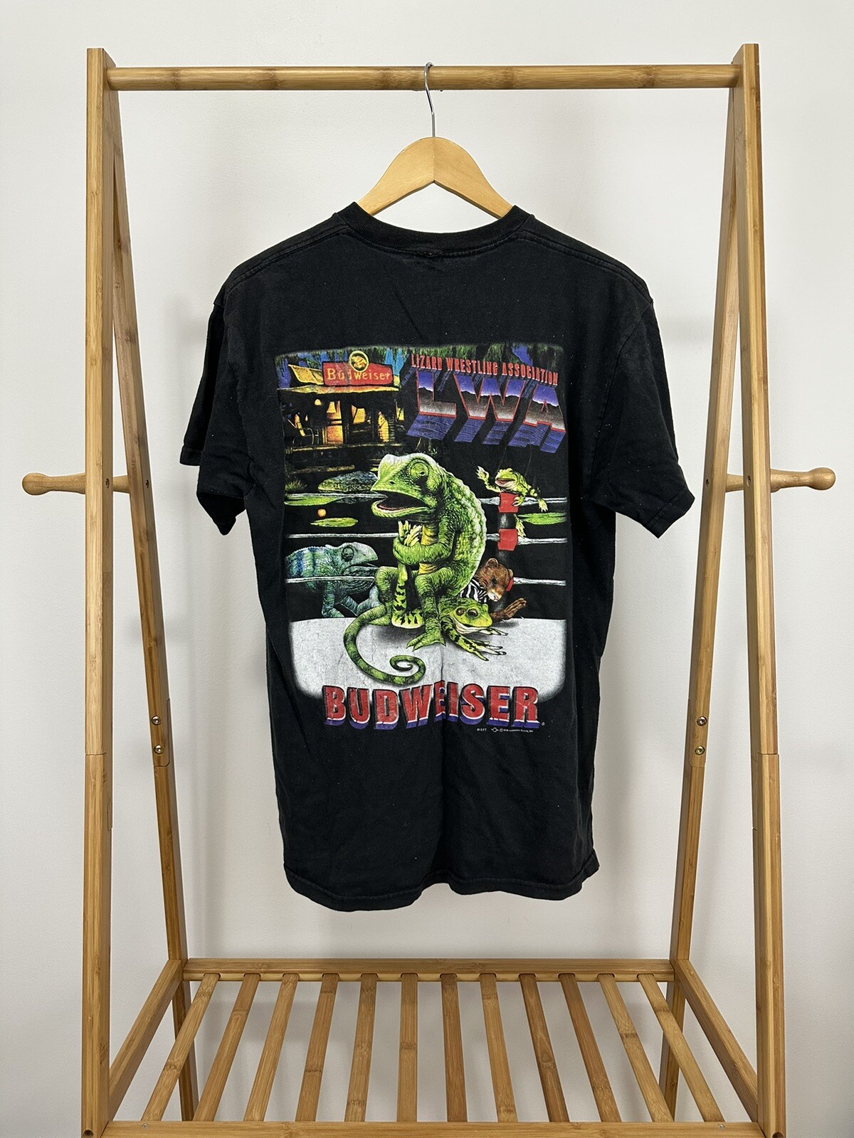 RARE VTG Budweiser 1998 WWE WWF Wrestling Ankle Lock … - Gem