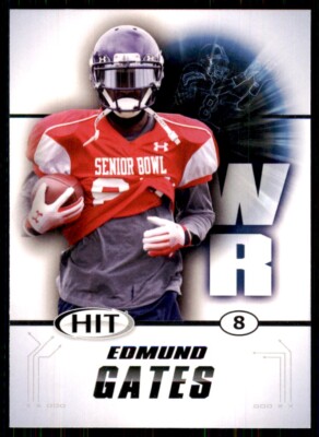 2011 SAGE HIT Edmund Gates Rookie Abilene Christian Wildcats #19 NCAA ...