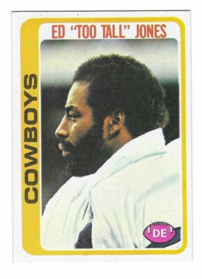 ED "TOO TALL" JONES 1978 Topps Football # 429 Dallas Cowboys NM - MT | eBay