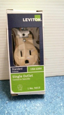 Leviton Standard Single Outlet Ivory (5015) FS | eBay Australia