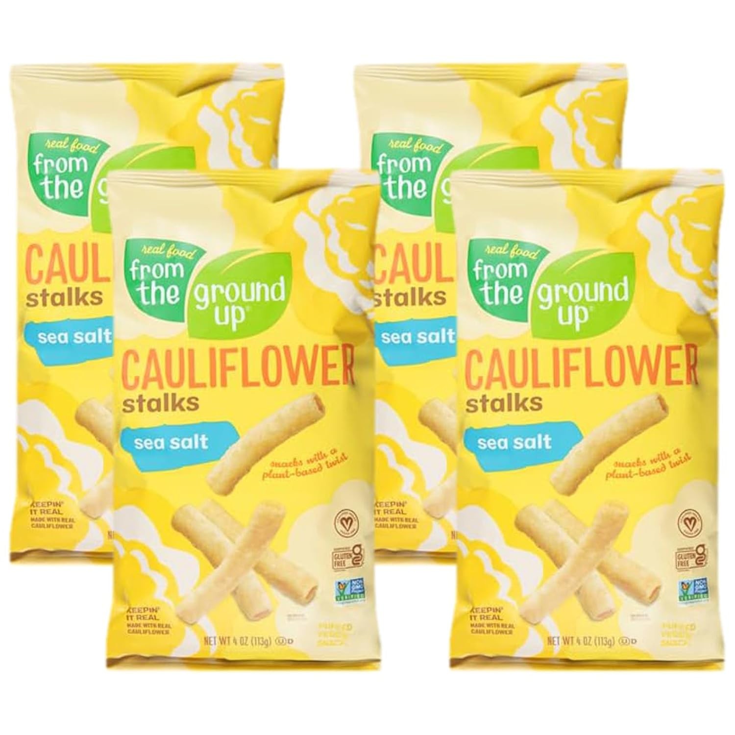 FROM THE GROUND UP Cauliflower Stalk Sea Salt 4 OZ (Pack of 4) | eBay