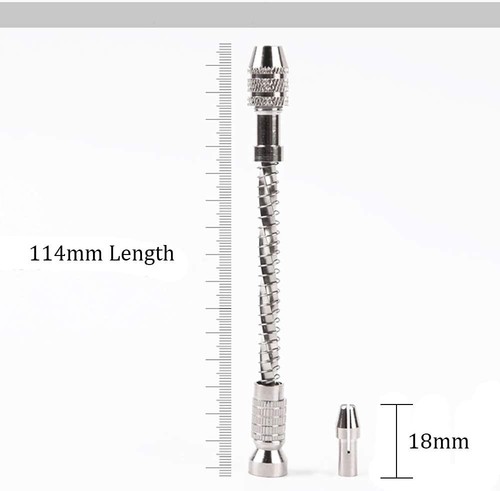 0.2-2mm Mini Pin Vise Spiral Hand Push Drill Chuck Micro Tool for | eBay