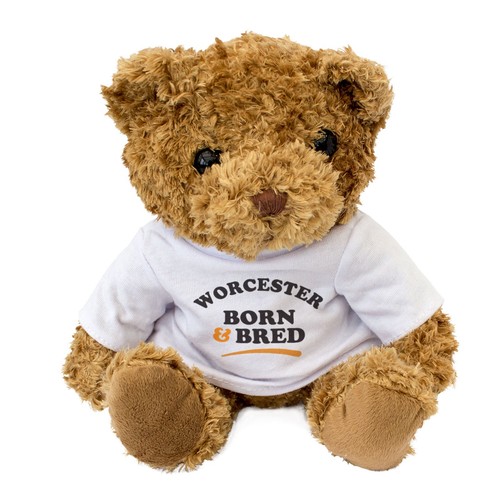 WORCESTER BORN & BRED - Teddy Bear - Cute Cuddly Soft - Gift Present | eBay
