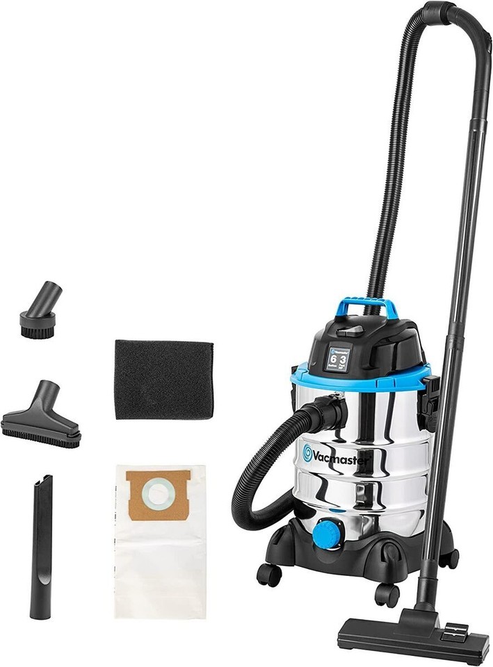 Vacmaster VQ607SFD Canister Wet/Dry Vacuum Cleaner - Silver for sale ...