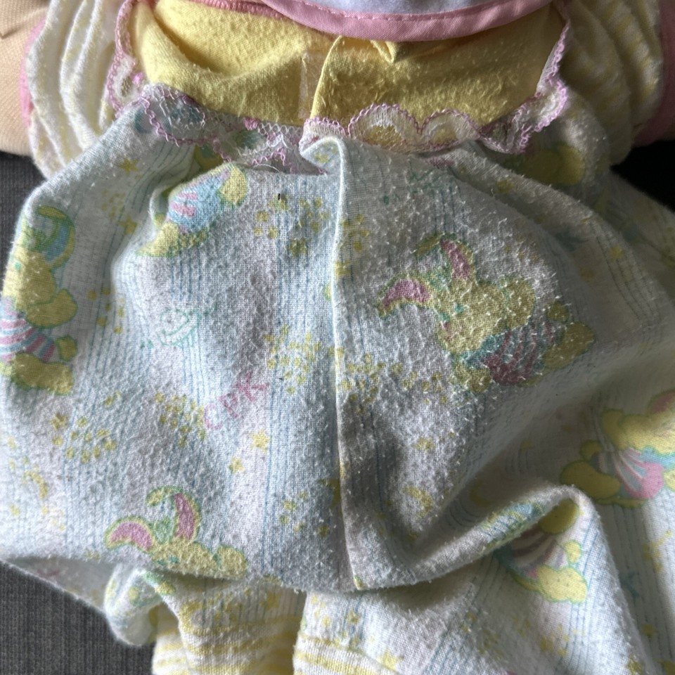 Cabbage Patch First Edition 1990 Baby Preemie Bottle Blonde Tan Hair ...