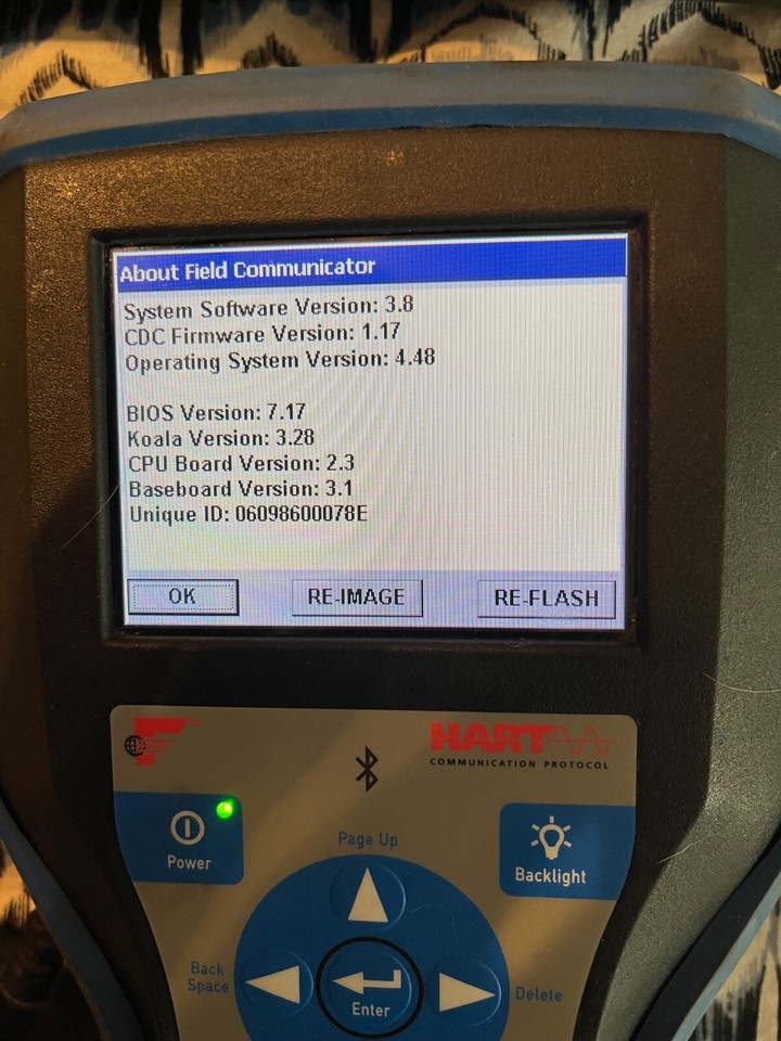Emerson 475 Field Communicator V3.8 - Hart, Graphics, Bluetooth ...