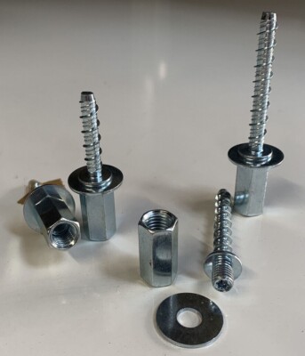 Concrete screw M8/10, Hex Head, Fixing Anchor, Screwed Rod, HVAC, 50 ...