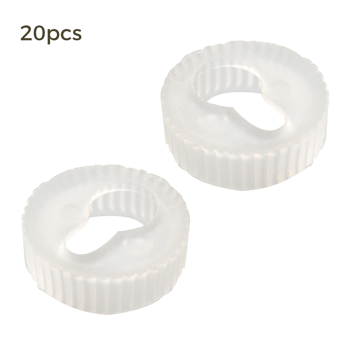 20pcs 20mm Dia Plastic Keyhole Shelf Brackets Hangers for Picture Frame ...