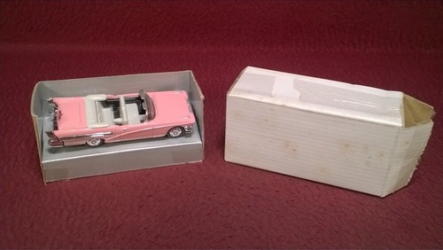 DIECAST 1:34 O-SCALE PINK 1958 BUICK CENTURY CONVERTIBLE - NIB | eBay