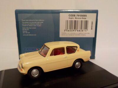Ford Anglia 105e - Yellow Oxford Diecast Model Car. 1/76 Dublo, | eBay