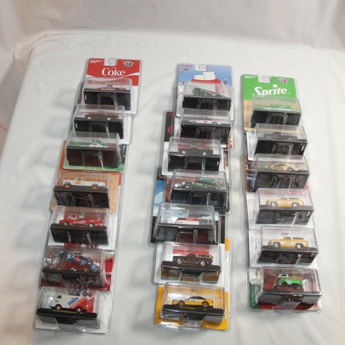 Lot Of 20 Diecast M2 Machines Coca-Cola Fanta Sprite Cars Collectible ...