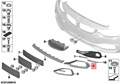 Genuine BMW F32 F33 F36 418d 418i 420d 420dX 420i Left Finisher ...