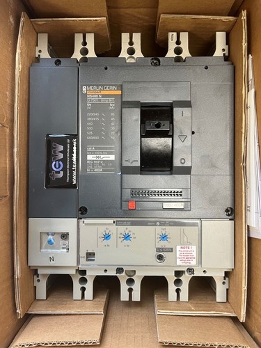 SCHNEIDER NS400N 400AMP 4 POLE MCCB COMPACT MERLIN GERIN 32694 STR23SE ...