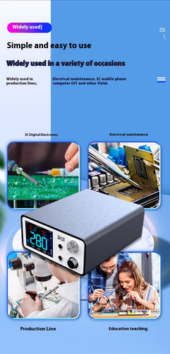 Intelligent Soldering Station with Electric T12/T245/936 Handle Welding ...