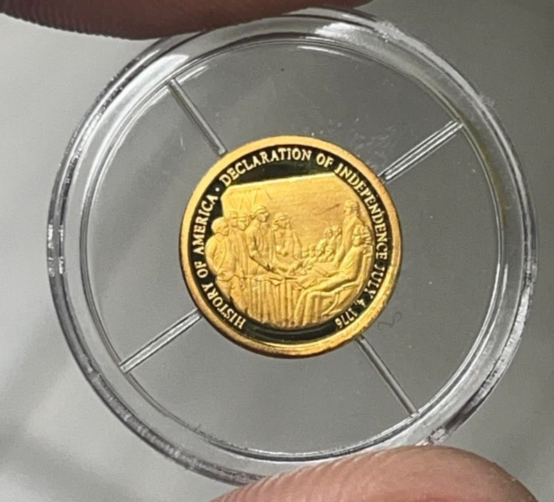 American Mint 2009 Birth Of Our Nation In Gold Proof Coin .585 | eBay