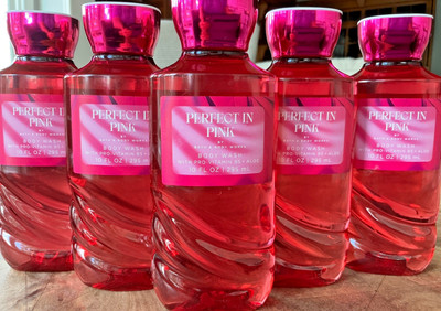 5 (FIVE) PERFECT IN PINK 10oz Aloe & Vita B5 WASH SHOWER GEL Bath and ...