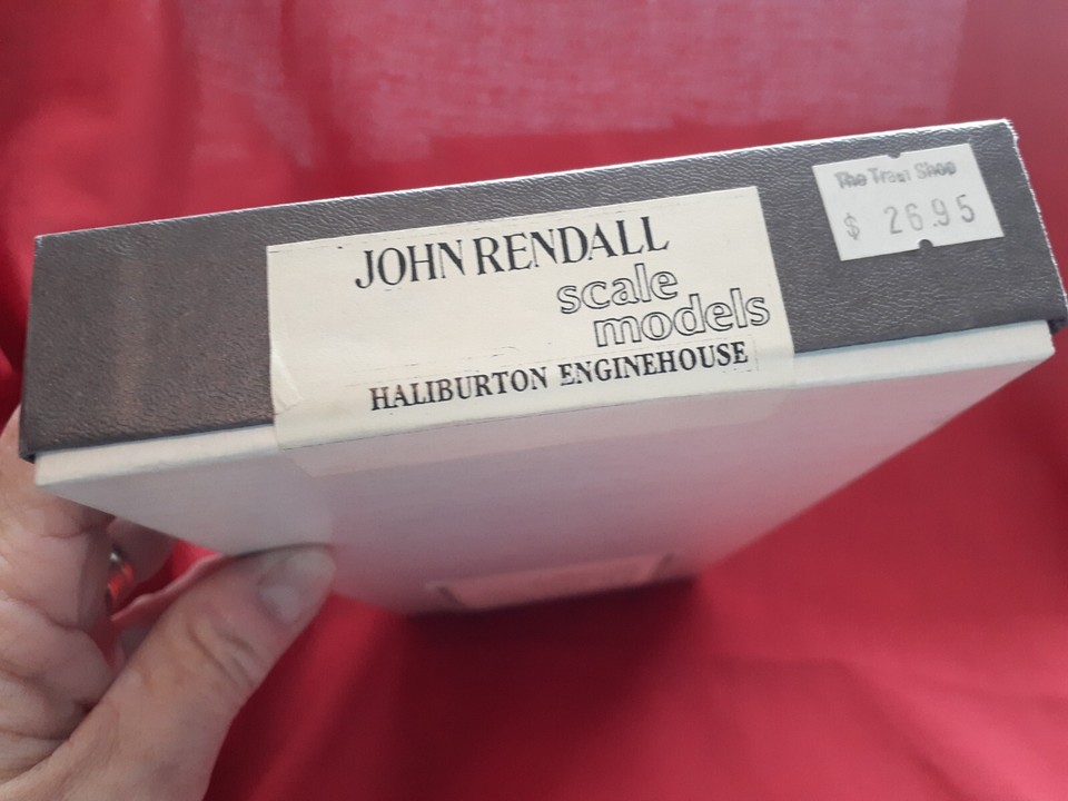 Vintage John Rendall HO Scale Model Kit Haliburton Enginehouse sealed ...