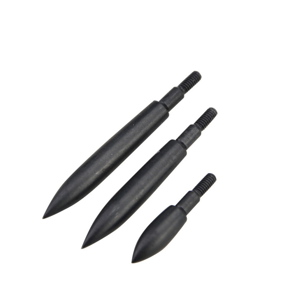 12PK Archery Arrowheads 100-350Gr Target Points Field Tips Screw Arrow ...