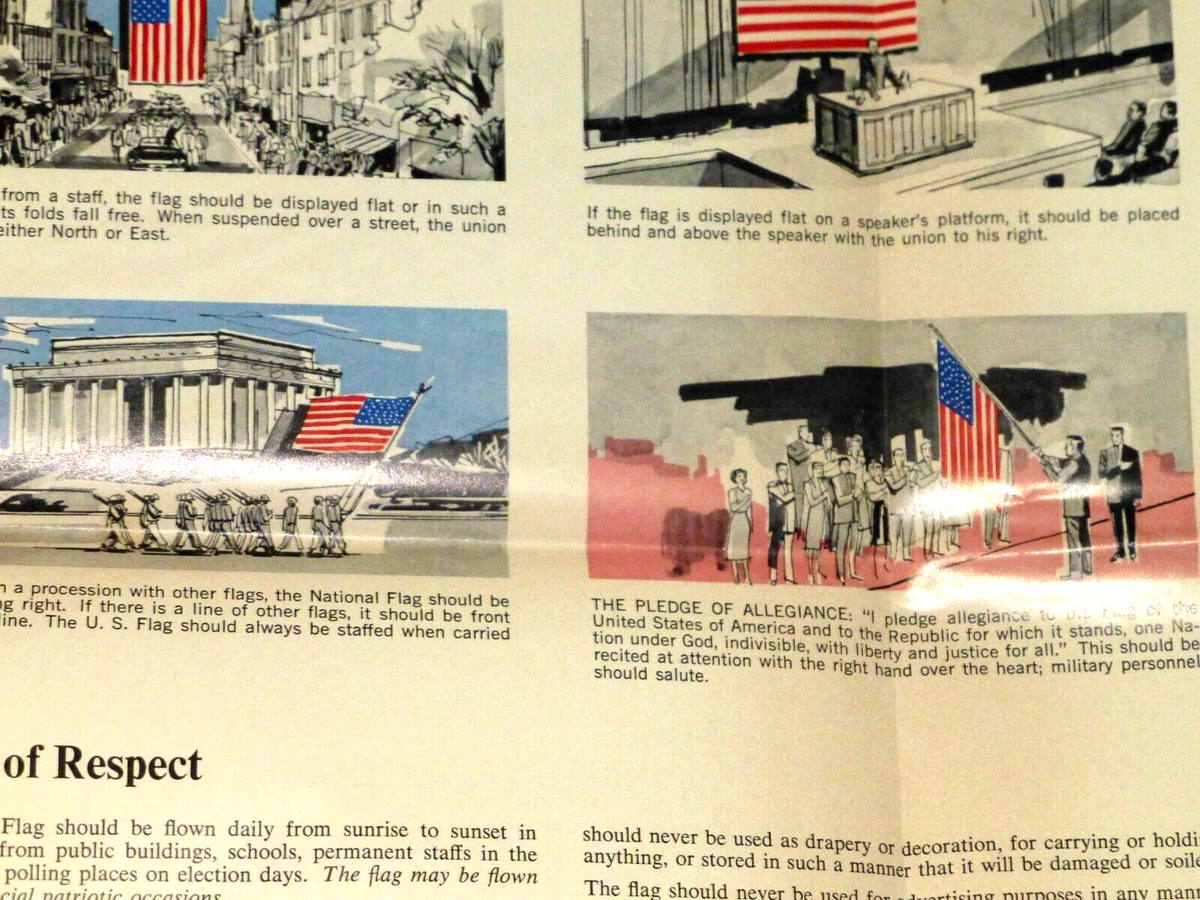 American Flag Respect Poster A Guide To American Flag Etiquette