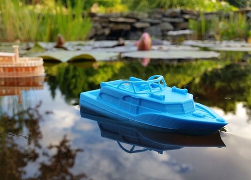 Motor Cruiser Yacht 50Ft S HO N or Z Scale Boat Blank White Unpainted ...