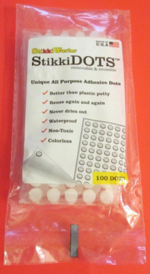StikkiWorks Stikki Adhesive Mounting Dots ~ Reusable and Removable ...
