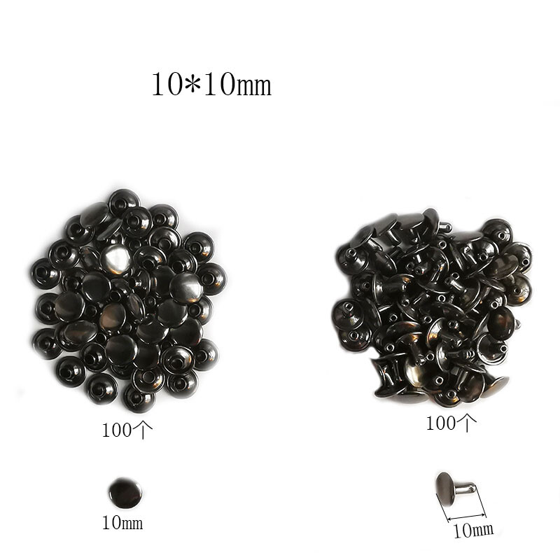 Double Cap Rivets Stud Rapid Rivets Leather Craft Repair 5mm 8mm 9mm ...