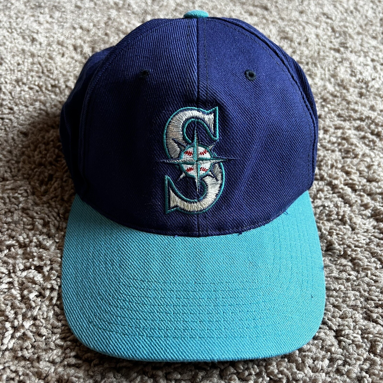 Vintage 90s Sports Specialties Seattle Mariners Fitted Hat 7 1/2 Wool ...