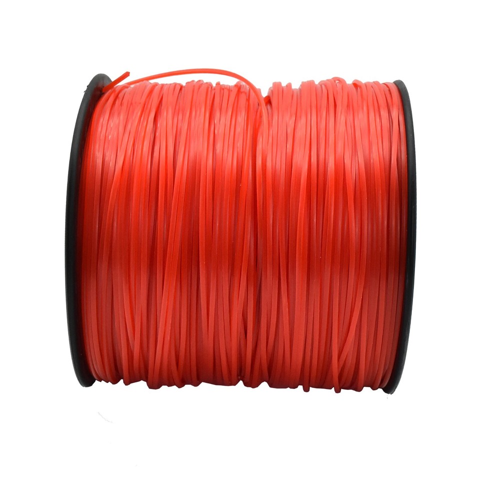 5lb .095 Heavy Duty Nylon Square Commercial String Trimmer Line Weed ...