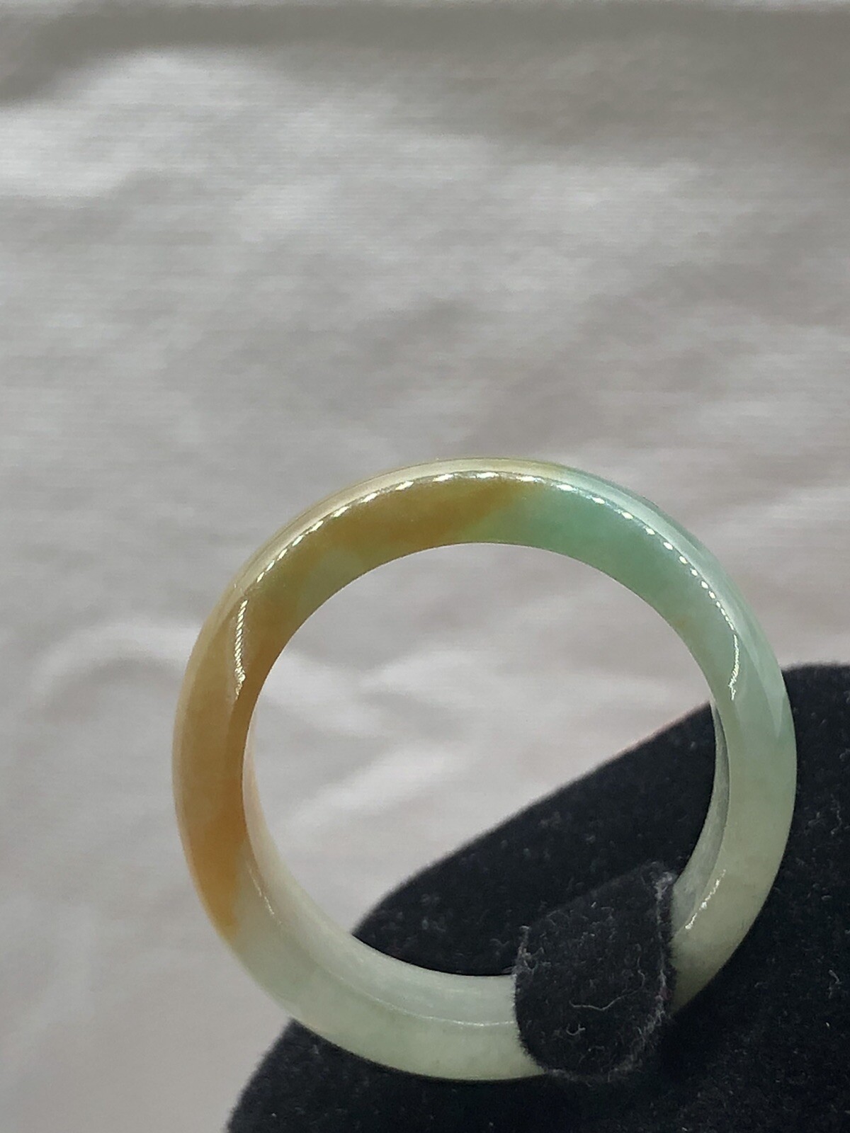Natural jade A grade, Rare three-color jade ring | eBay