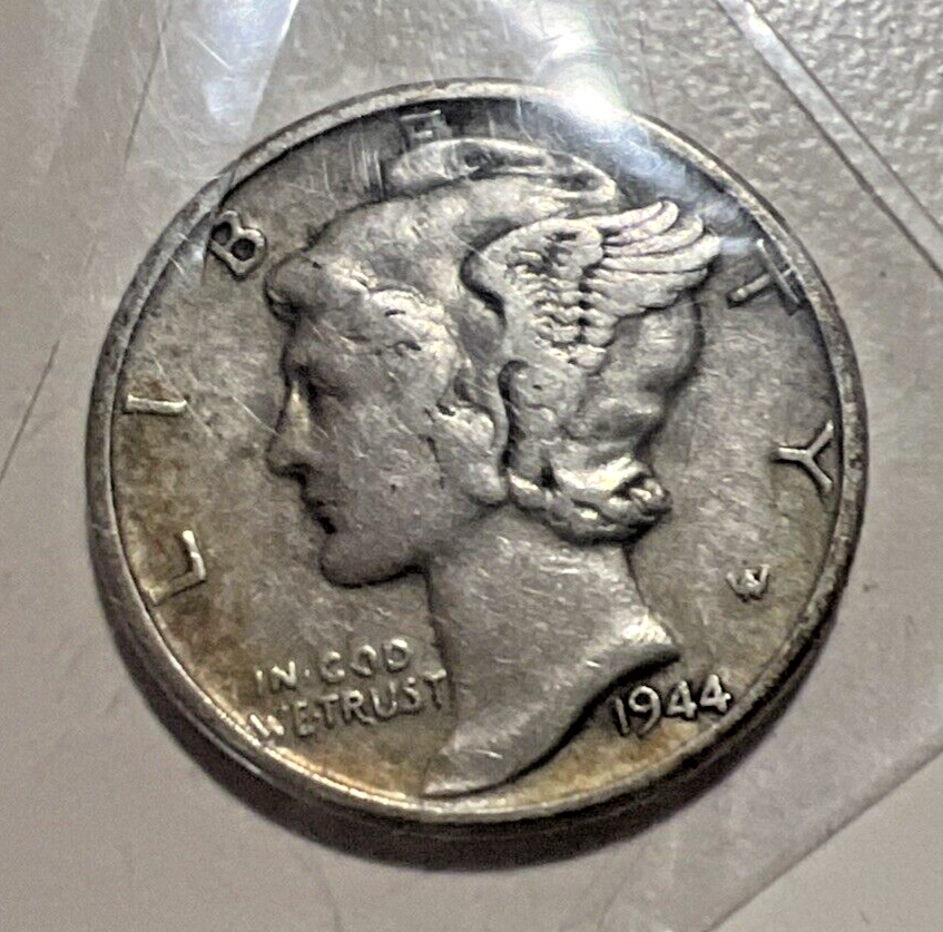 1944 W MERCURY DIME Adolph Weinman’s "In Cod We Trust" Silver Error ...