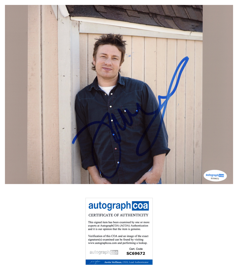 Jamie Oliver Chef Autographed Signed 8x10 Photo ACOA | eBay