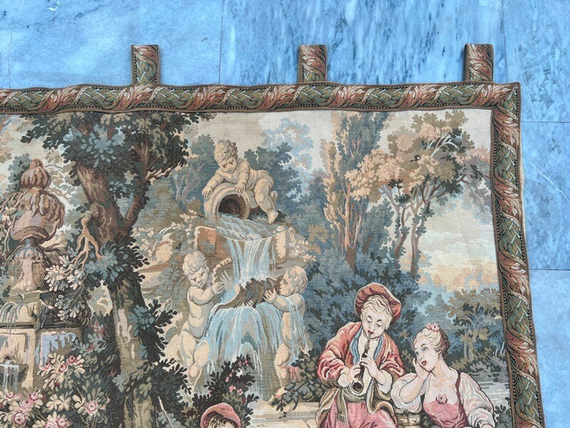 4x6 Vintage French Tapestry Authentic Room Décor Goblins Romantic Wall ...