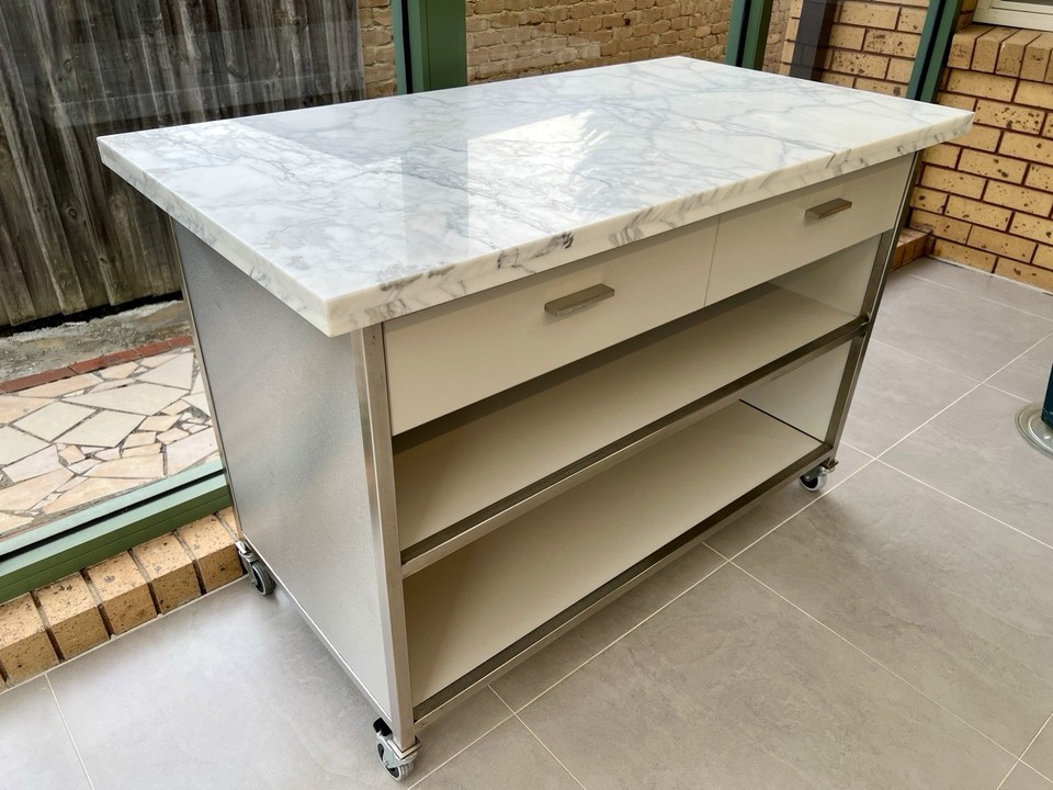 Marble Stone Kitchen Bench Table | eBay Australia