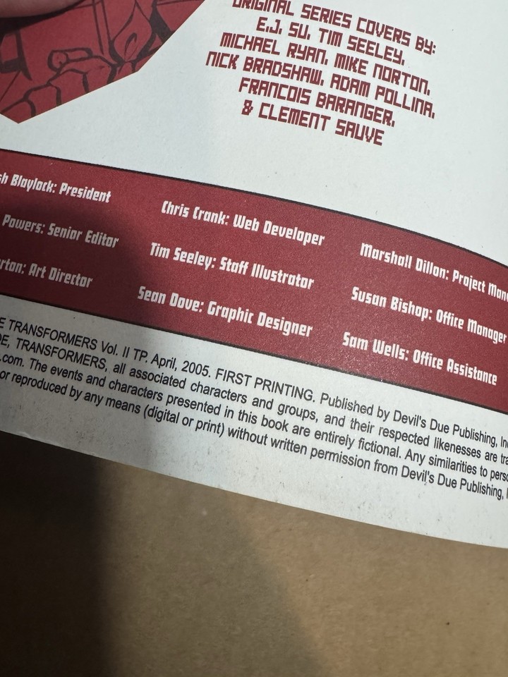 G.I. Joe vs The Transformers Volume II Graphic Novel Devil's Due, First ...