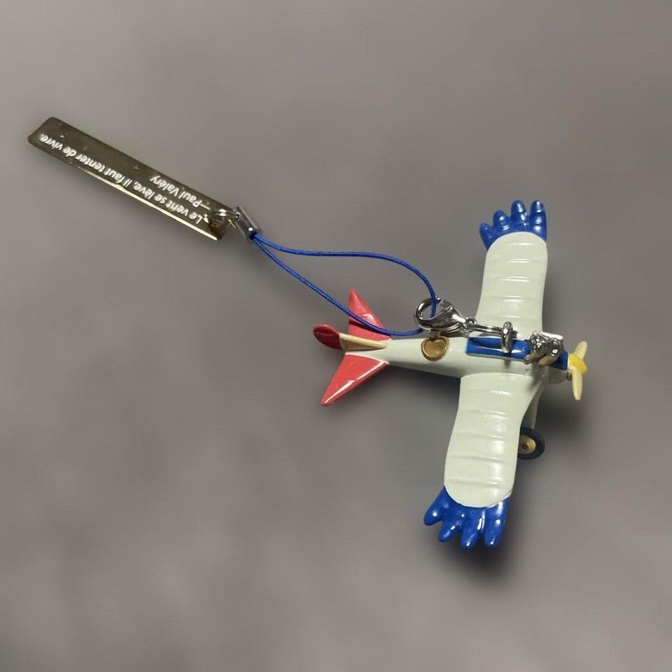 Studio Ghibli The Wind Rises Jiro Bird Airplane Strap Figure Charm ...