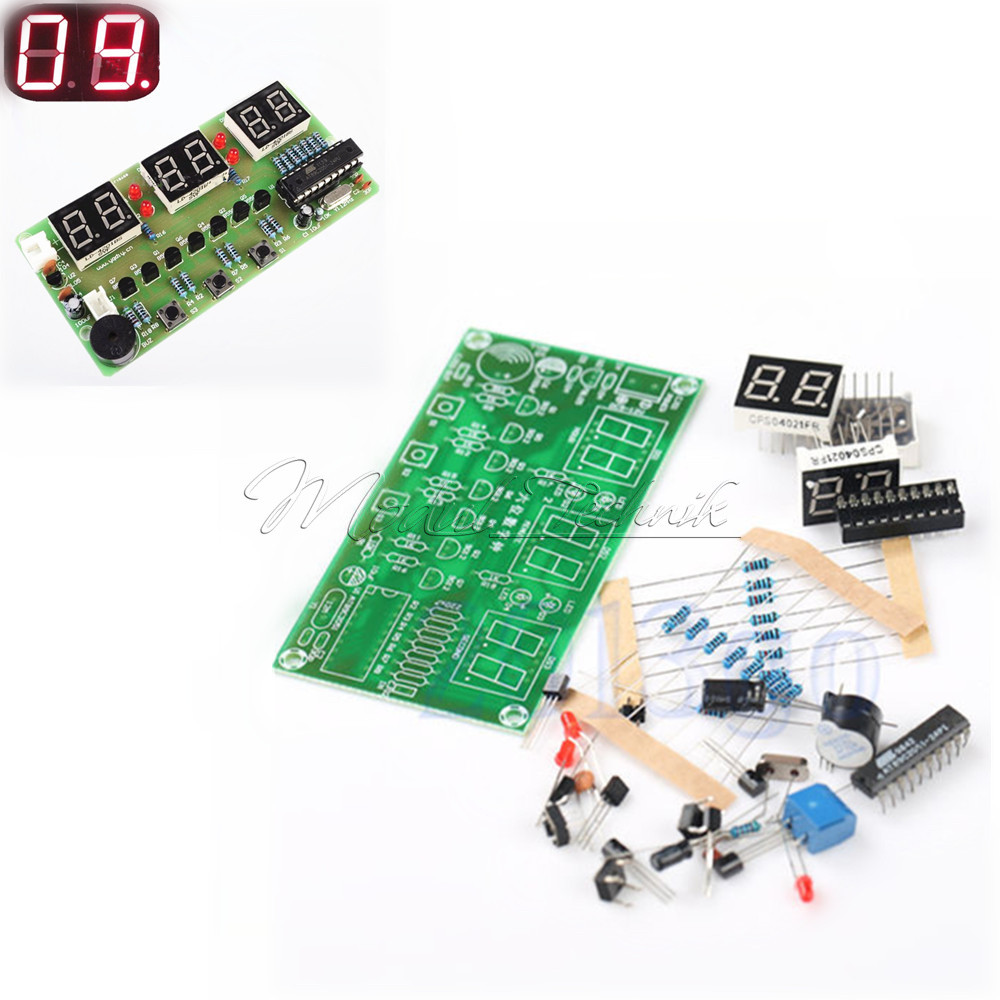 6-Bits C51 Digital Electronic Clock Electronic Production Suite DIY ...