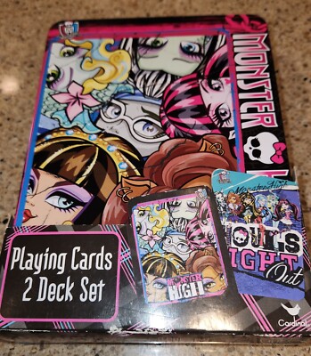 Mattel Monster High 2 Pack Playing Cards Cardinal | eBay