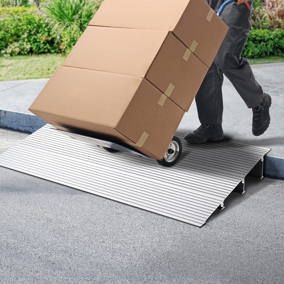 VEVOR 3" Threshold Ramp Portable Access for Mobility Wheelchair ...
