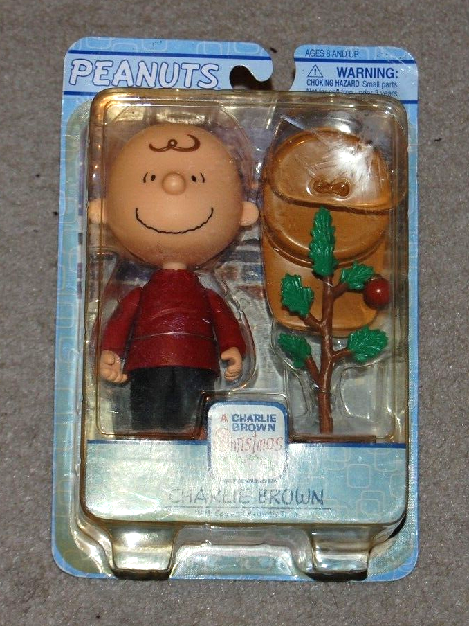 Memory Lane Charlie Brown Christmas Peanuts Cap & Pathetic Tree Action ...
