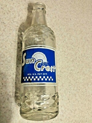 VINTAGE SUNCREST SODA BOTTLE PROPERTY OF DR PEPPER BOTTLING CO ...
